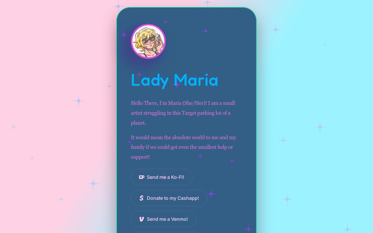 Lady Maria’s Carrd